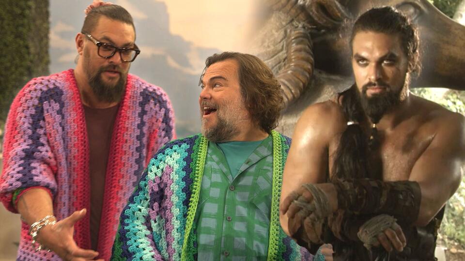 Why Jack Black Was SCARED of 'Minecraft' Co-Star Jason Momoa (Exclusive ...