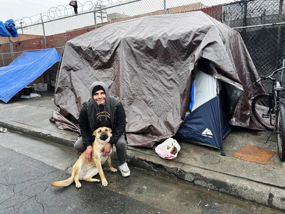 As ash rained down on L.A.'s Skid Row, clean drinking water grew scarce ...