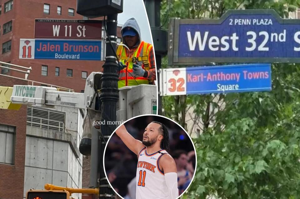 NYC streets named after Knicks players to celebrate team’s epic playoff ...