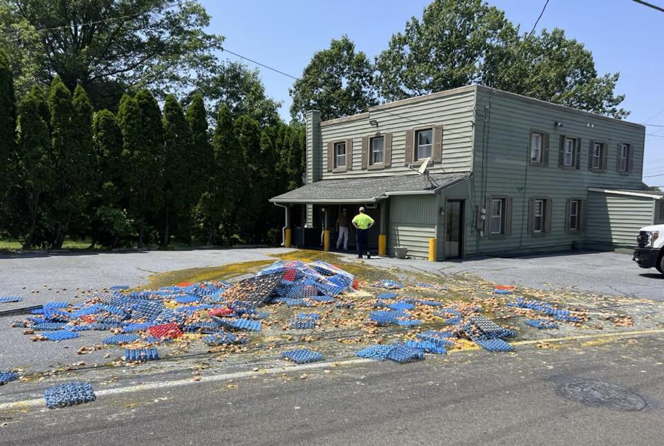 Thousands Of Eggs Spill Behind Lancaster Tavern, Causing 'Shell ...