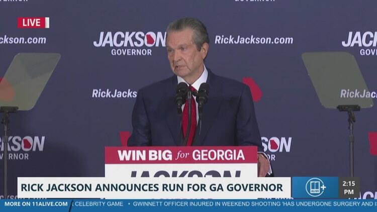 Rick Jackson delivers first speech as candidate for governor - NewsBreak