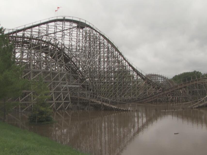 ValleyFair mostly open despite flooded parking lot, three rides under ...