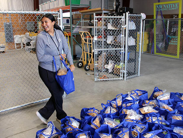 CTUIR Holds Monthly Food Distribution Event