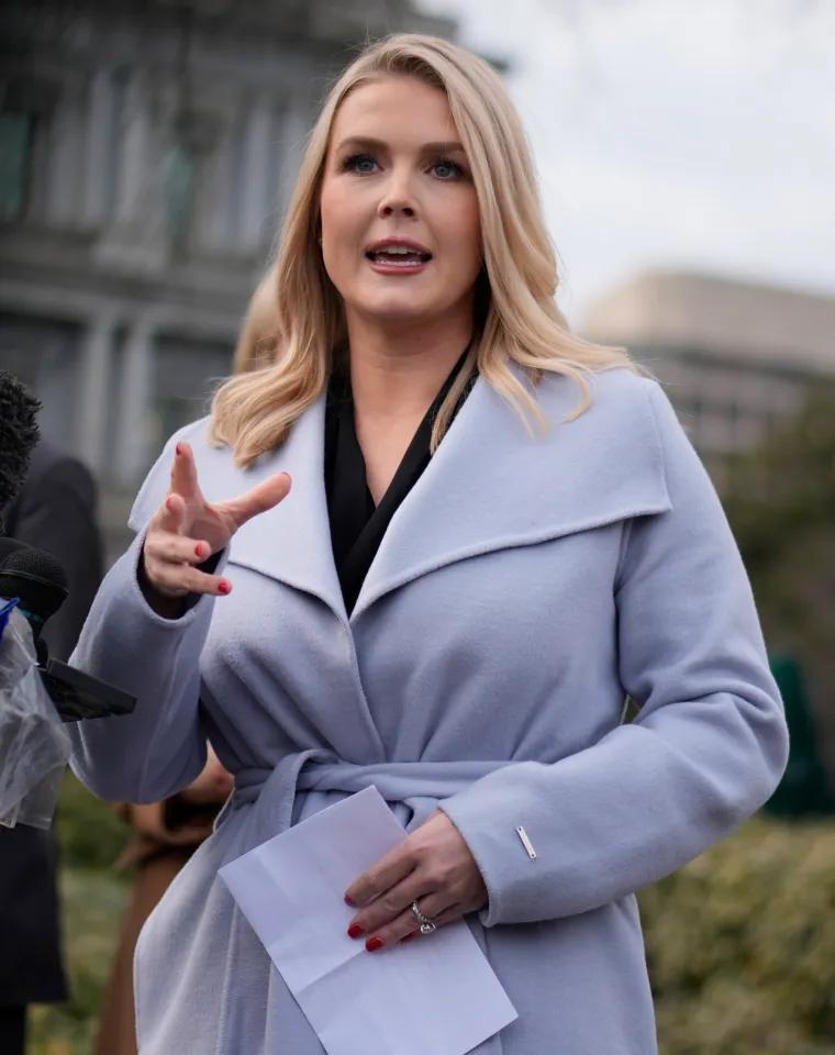 Karoline Leavitt blasts ‘I don’t want this crap’ as she rips US tax ...