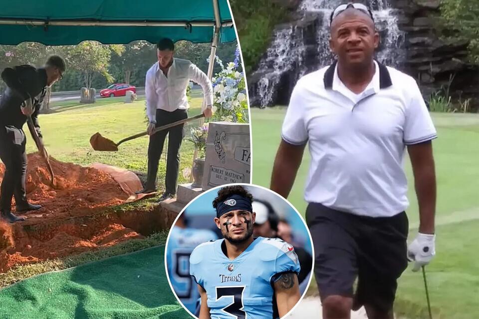 NFL player shows video of him burying father after home explosion death ...
