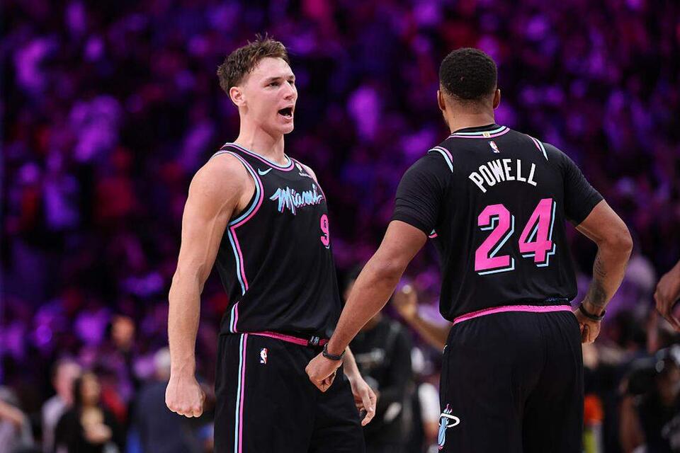 Larsson, Fontecchio, Gardner make mark. Heat coach offers message on ...