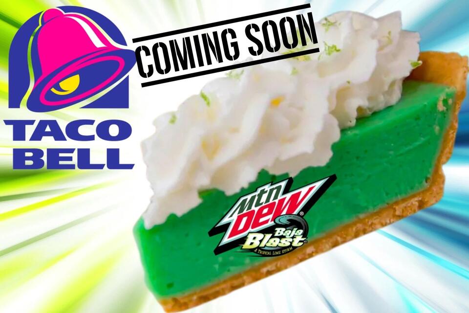 Taco Bell's Mountain Dew Baja Blast Pie Coming Nationwide Soon! - NewsBreak