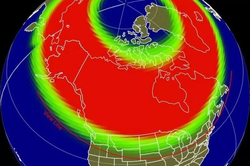 Map of 10 states with a view of the Northern Lights tonight - NewsBreak