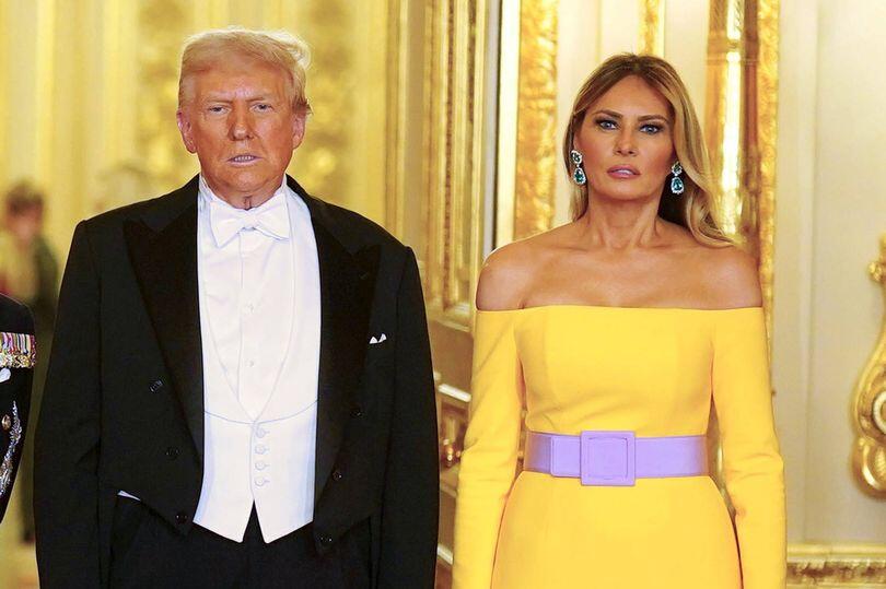 Melania Trump causes stir in yellow gown as critics spot 'inappropriate ...