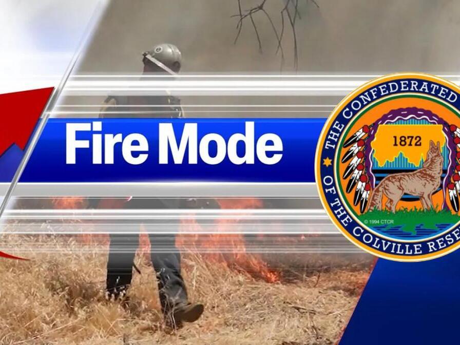 2 acre fire burning on Colville Reservation