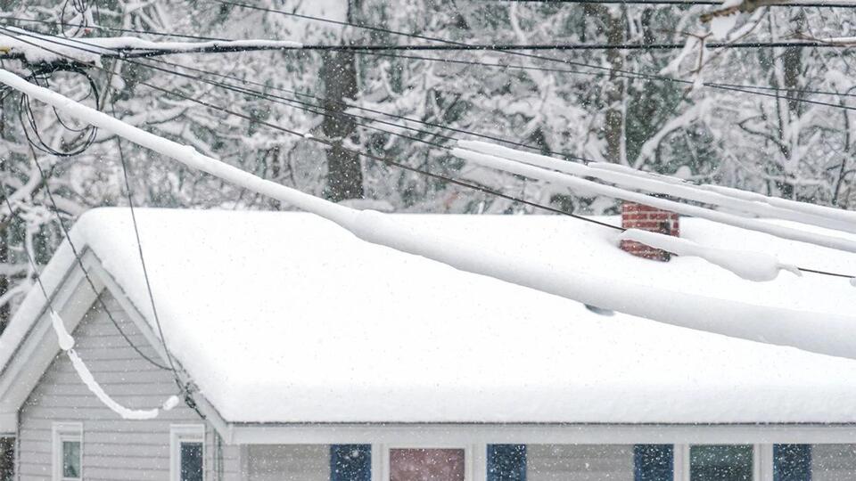 Safety tips for clearing ice and snow from roofs, meters, and vents ...