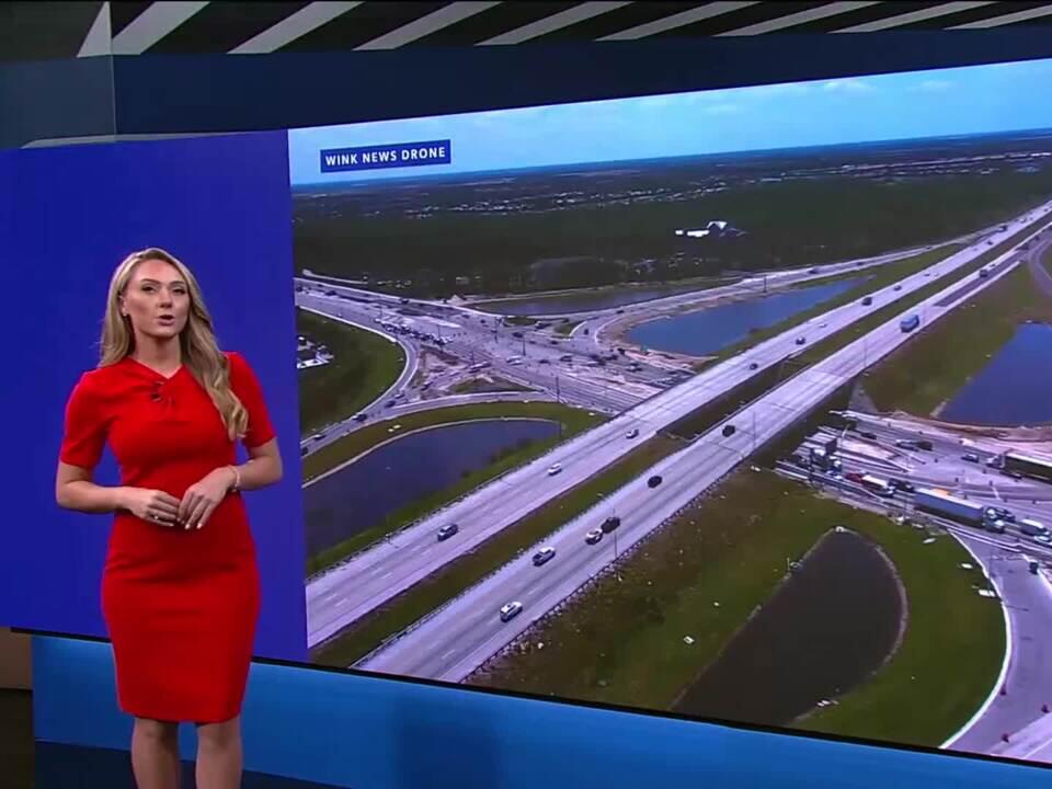Diverging diamond interchange at Colonial Blvd. enters final stages