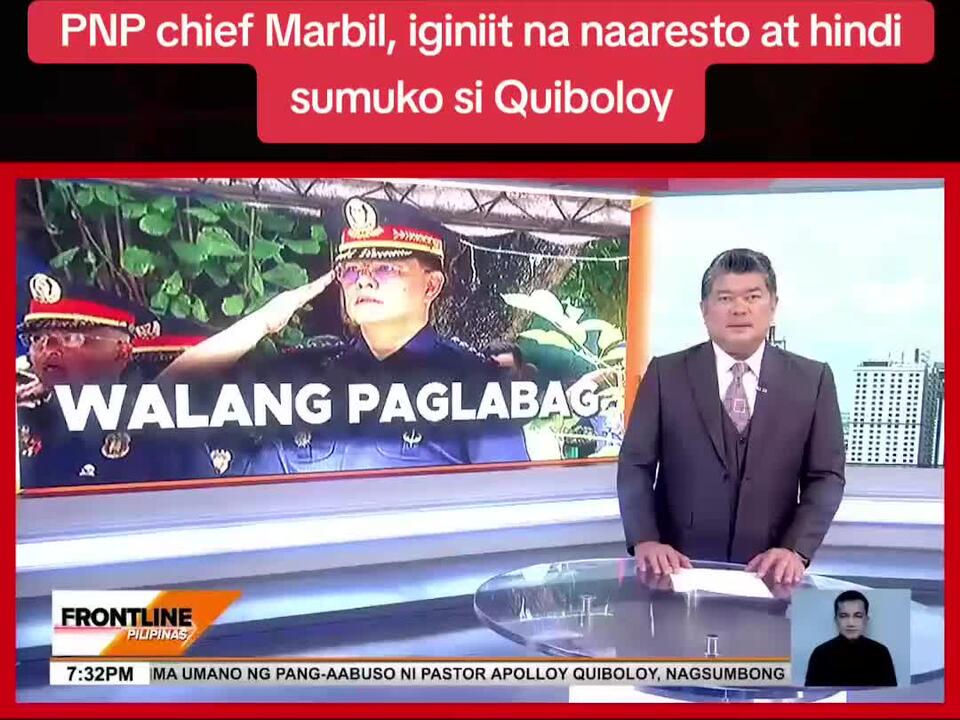 Nanindigan si Philippine National Police #PNP chief Gen. Rommel Marbil ...