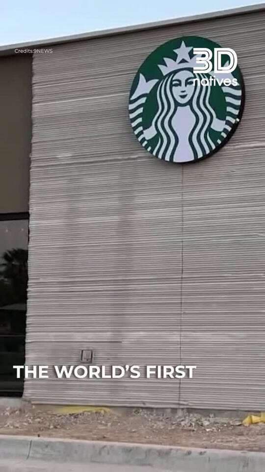 This Starbuck's Structure Was Built in Just 6 Hours using 3D Printing! created by 3Dnatives with ...