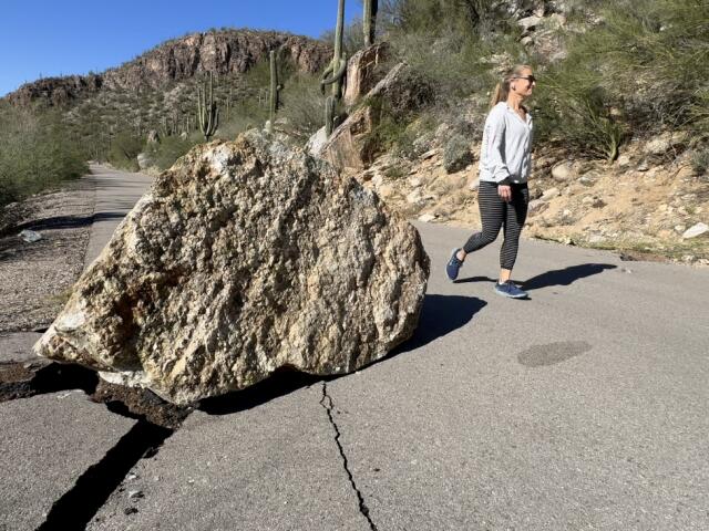 A rocky surprise: Boulder fall shocks Sabino Canyon hikers - NewsBreak