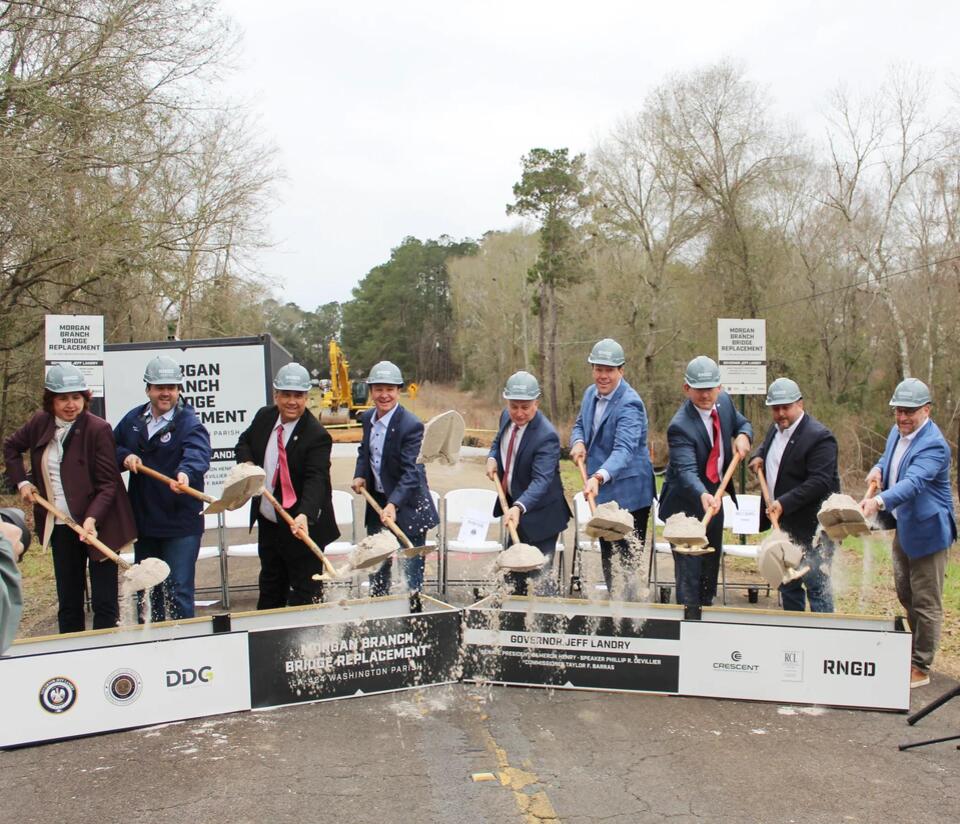 Gov. Jeff Landry Joins Officials for Highway 424 Bridge Groundbreaking ...