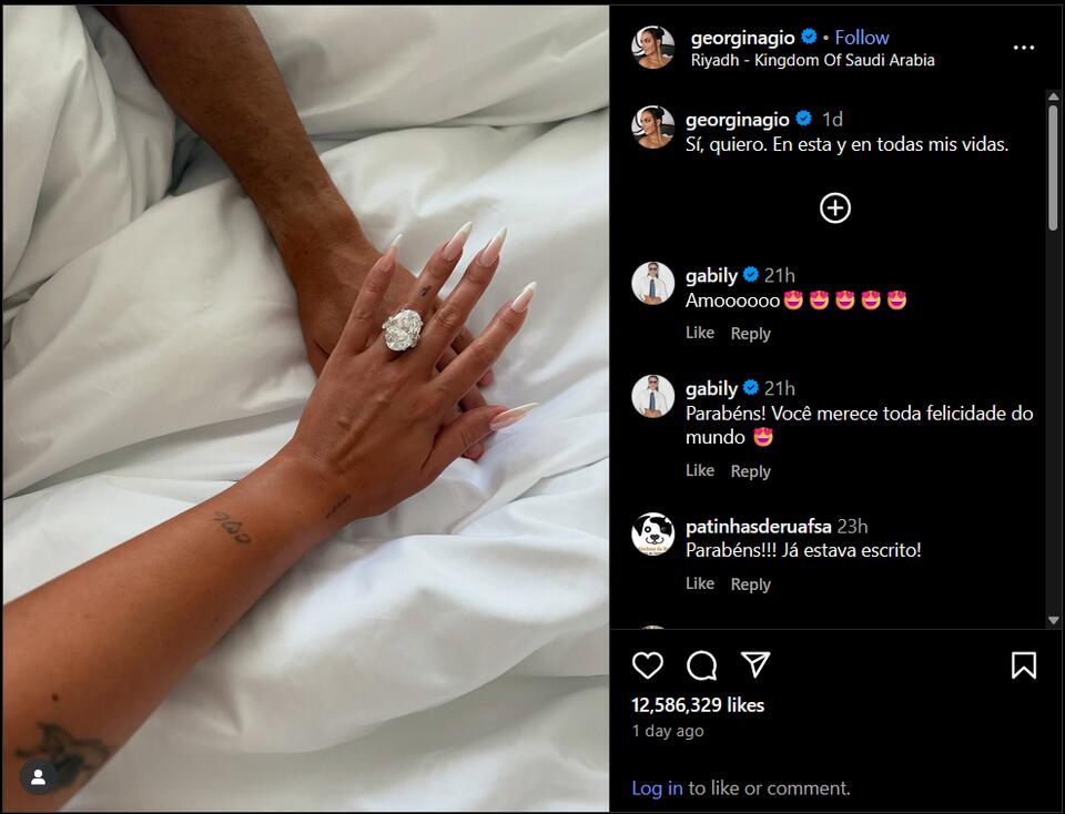 Cristiano Ronaldo Gets Engaged to His Long-Term Partner Georgina ...