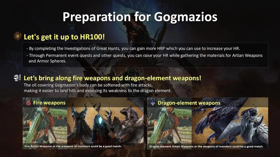 Monster Hunter’s Gogmazios Returns in TU4 With Fiery New Mechanic ...