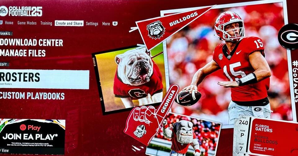 Every Georgia Bulldogs' player rating in NCAA Football 25 - NewsBreak