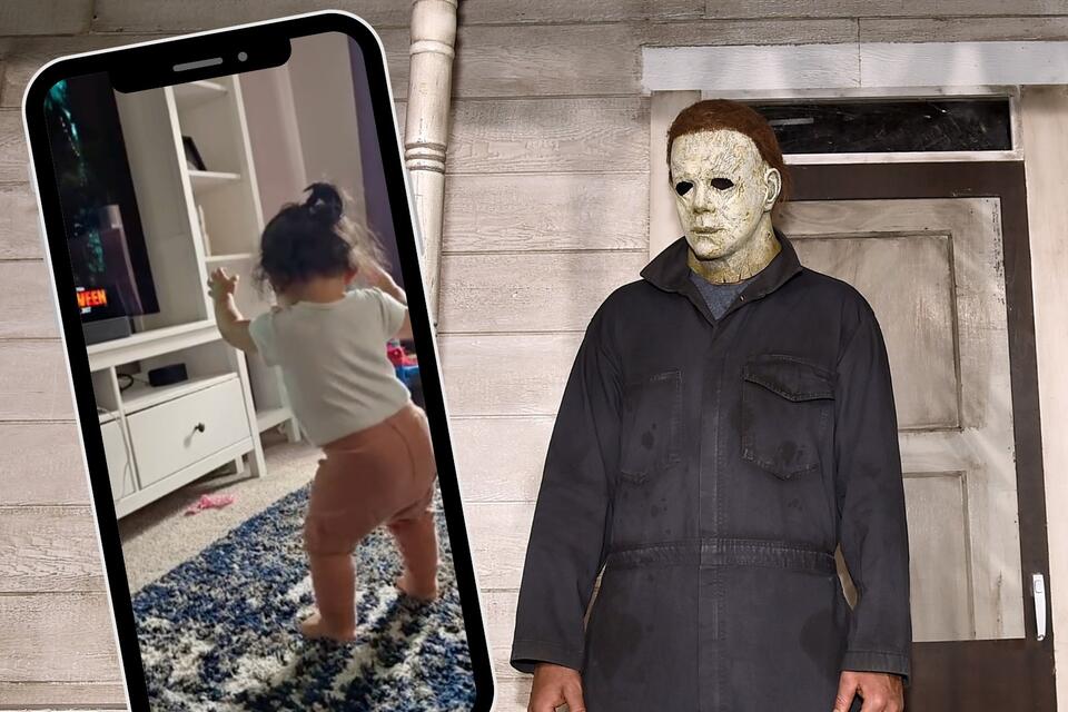 Creepy 'Halloween' Theme Has Baby Dancing in Hilarious Video - NewsBreak