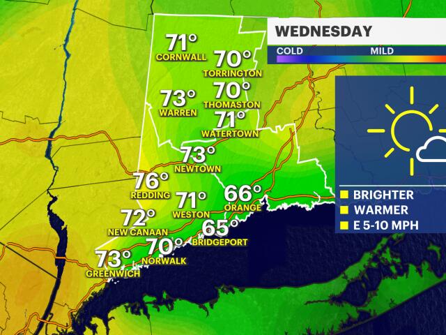 Sunshine, warmer weather returns to Connecticut