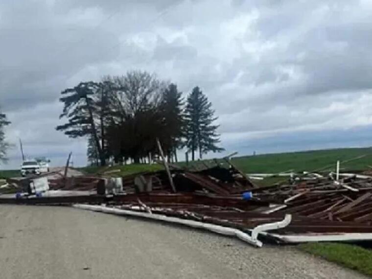 Six Iowa Counties Included In Disaster Proclamation After Tuesday Storms