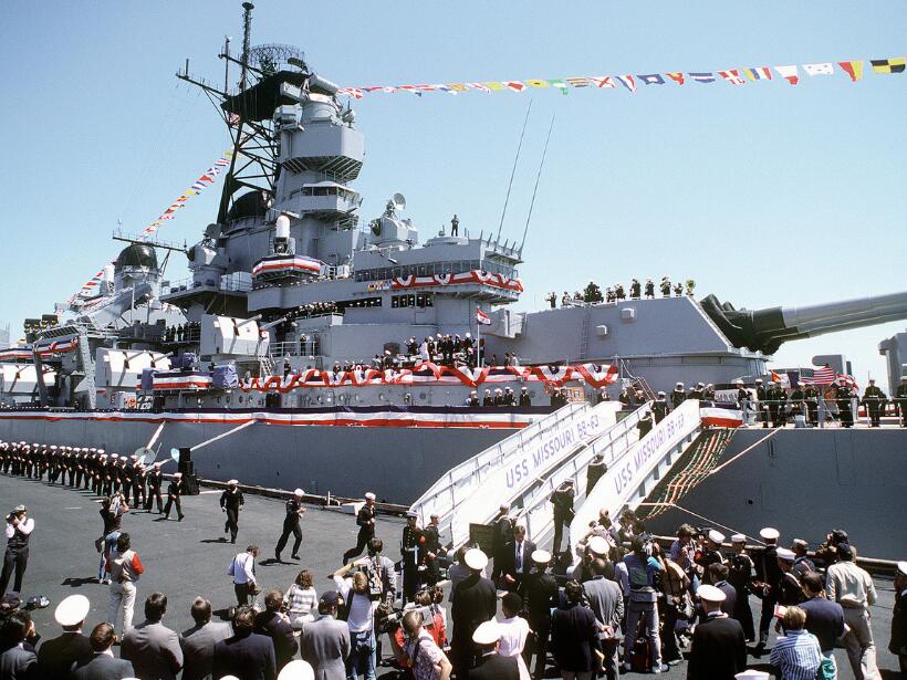 The Japanese Surrender At The End of World War II Was Signed Aboard The ...