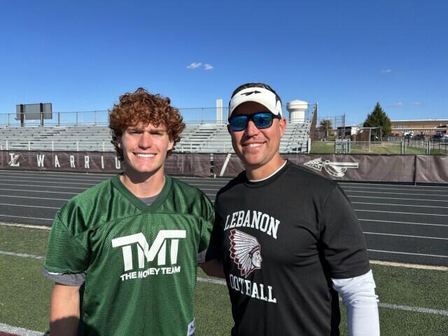 Lebanon's Luke Faler excels with guidance from dad, Lebanon coach Micah ...