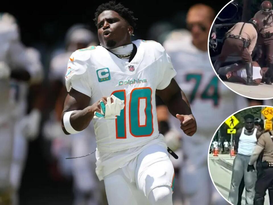 Tyreek Hill has ‘no idea’ why police detained him before Dolphins game in first comments since ...
