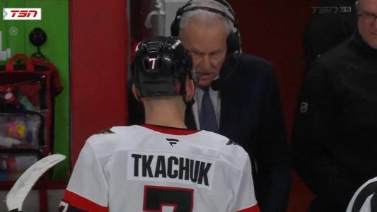 Brady Tkachuk's heartfelt tribute to Mickey Redmond is winning over ...