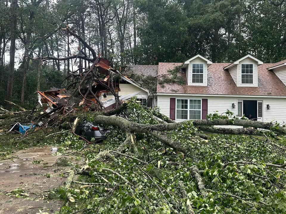 Power outages, damage reported as storms move through Coastal Empire