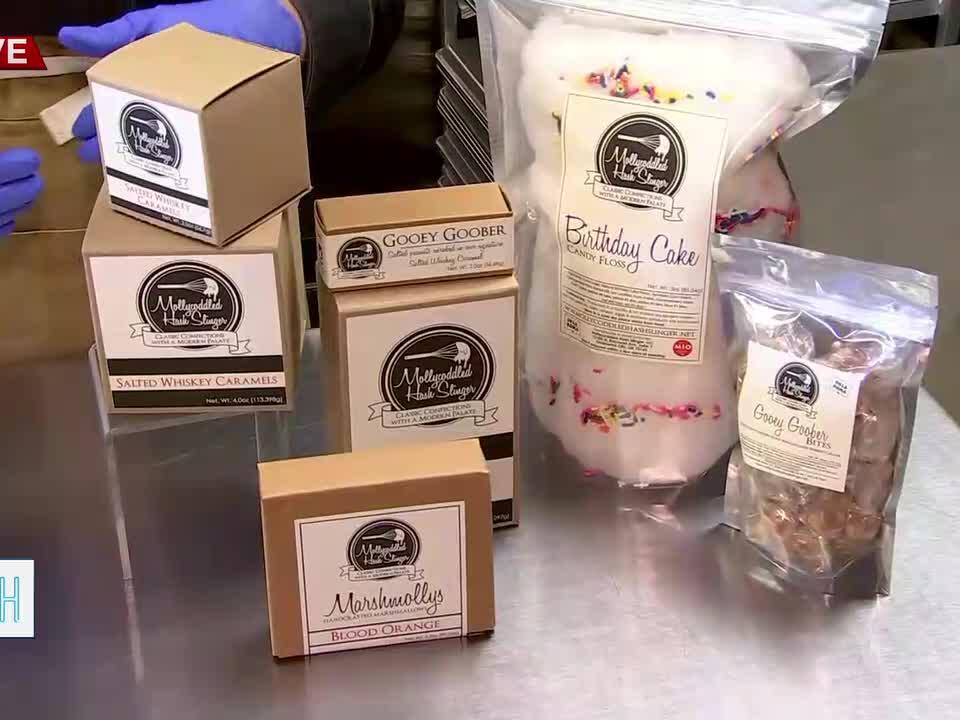 Mollycoddled Hash Slinger Candy Shop Shows News 9 Their Sweet Treats On ...