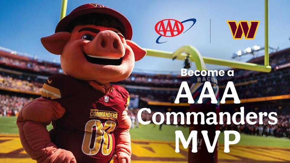 AAA launches new Commanders-branded MVP membership - NewsBreak