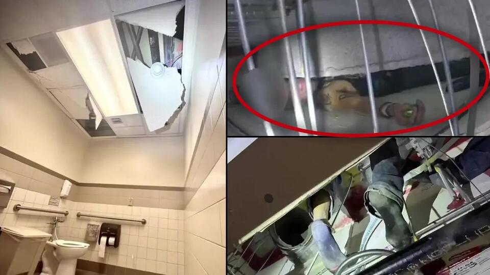 Man gets stuck in ceiling of hospital - NewsBreak