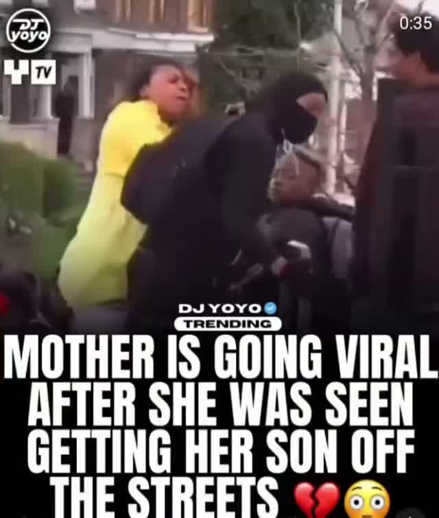 Mother Is Going Viral After She Was Seen Getting Her Son Off The Street Good Job Mom Newsbreak