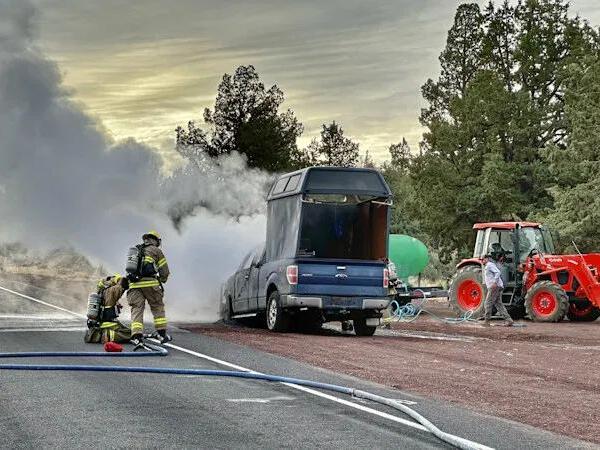 Cloverdale, Redmond crews douse Hwy. 126 vehicle fire nearby resident ...