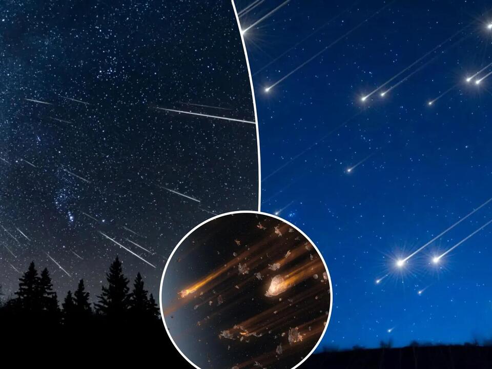 Rare double meteor shower to rain up to 30 shooting stars per hour this ...