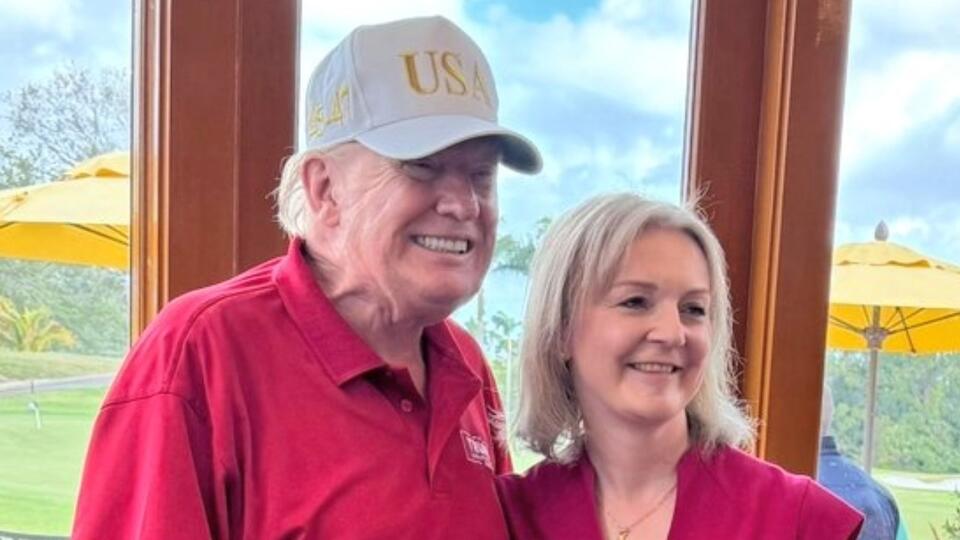 Donald Trump Seemingly Goes Tan-Free in New Photo With Former British ...