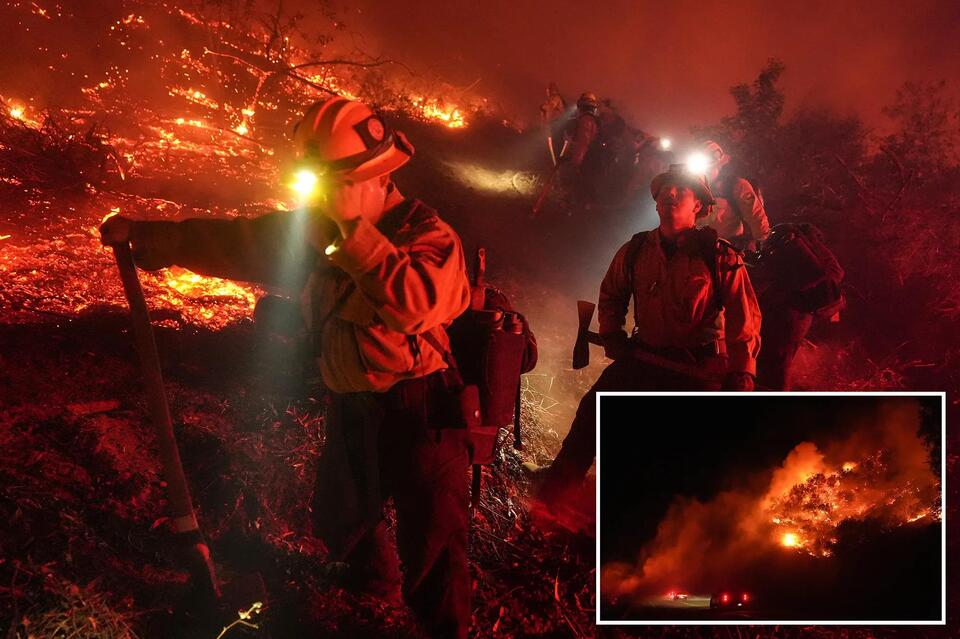 California wildfires break out overnight in San Diego County, prompting ...