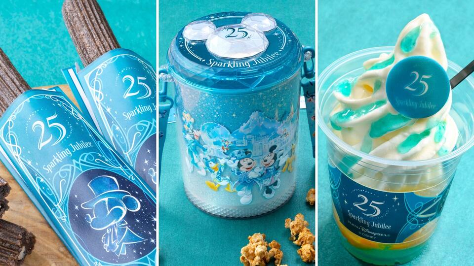 First Look at Tokyo DisneySea 25th Anniversary Menu Items, Popcorn ...
