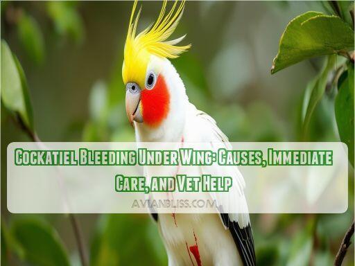 Cockatiel Bleeding Under Wing: Causes, Immediate Care, and Vet Help (2024)