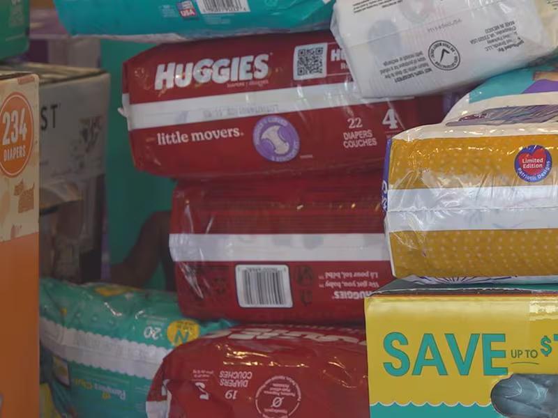 Annual diaper drive exceeds its goal and collects 76,547 diapers