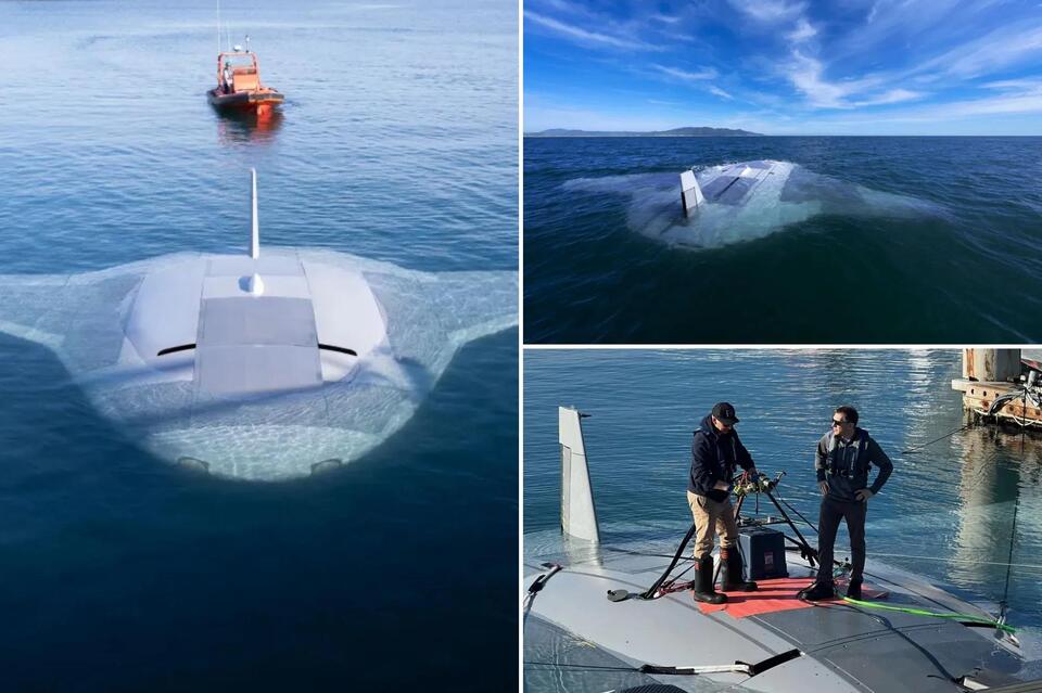 US Navy tests out new ‘Manta Ray’ drone that can stunningly hibernate ...