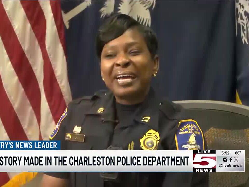VIDEO: First Black woman to earn captain’s rank at Charleston Police ...