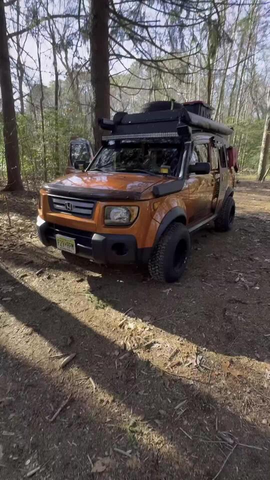 INSANE Honda Element Overland Camping Rig campervans overland ...