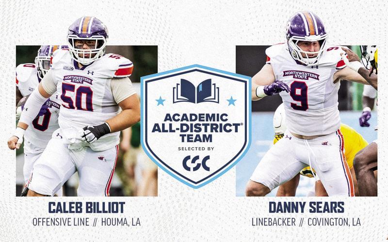 Billiot, Sears named to CSC Academic All-District Team - NewsBreak