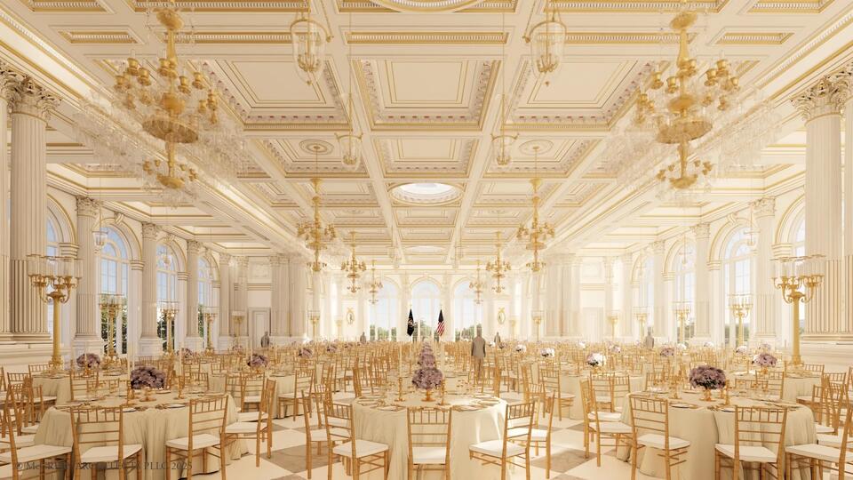 ‘Its Stairs Lead Nowhere’: Trump’s White House Ballroom Design Trashed ...