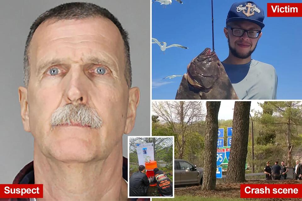 Road-rage grandpa runs down motorcyclist on LIE by pinning him against ...