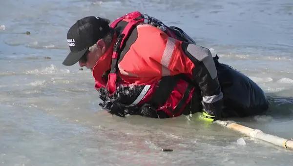 ‘No ice is ever safe.’ Firefighter offers tips for self-rescue from icy ...