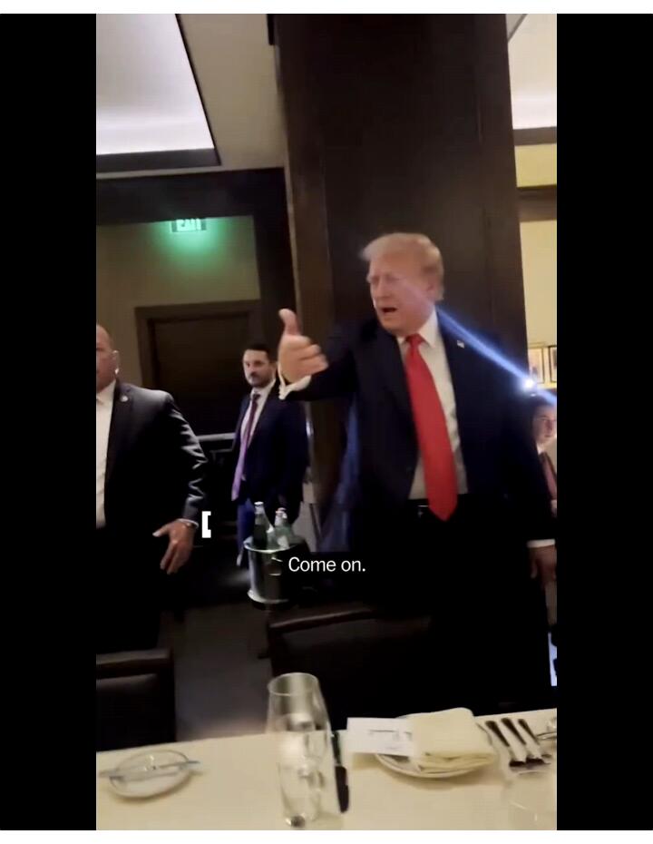 Protesters heckled President Donald Trump, chanting that he is the ...